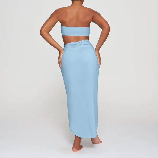Skims Swim Sarong Skirt - Iris Blue | Editorialist